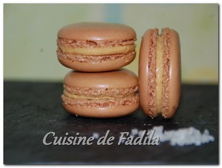 Macarons fingers et macarons à la pistache - cuisine de Fadila